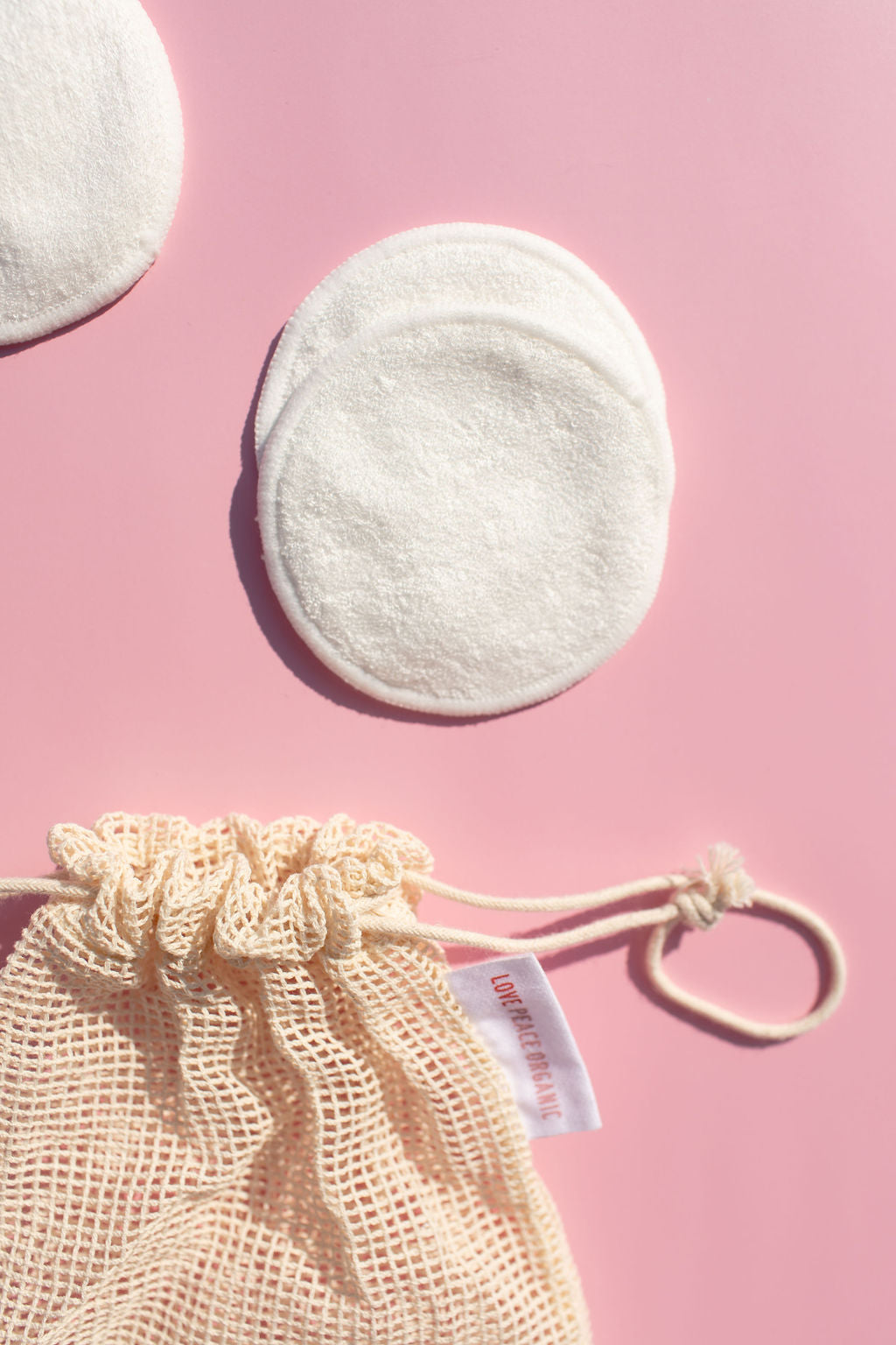 Eco Friendly Reuseable Facial Rounds | Love Peace Organic